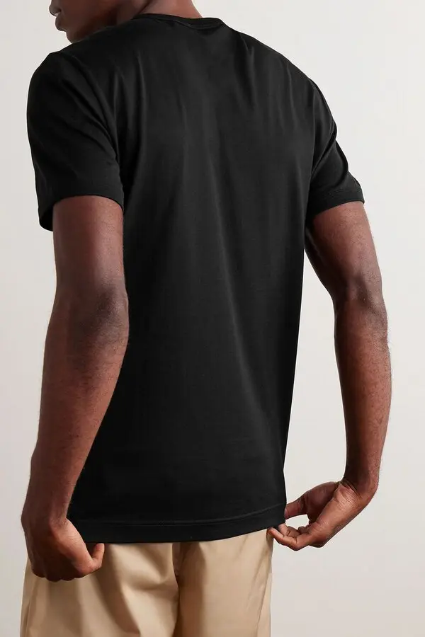 Dolce & Gabbana Slimfit Logoembroidered Cottonjersey Tshirt