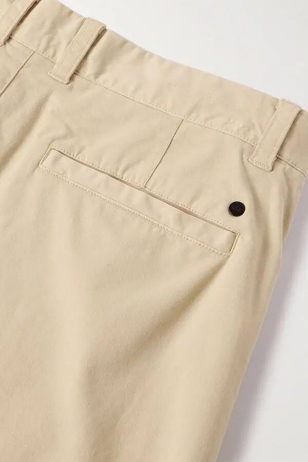 NN.07 Crown 1090 Straightleg Brushed Cottonblend Twill Shorts