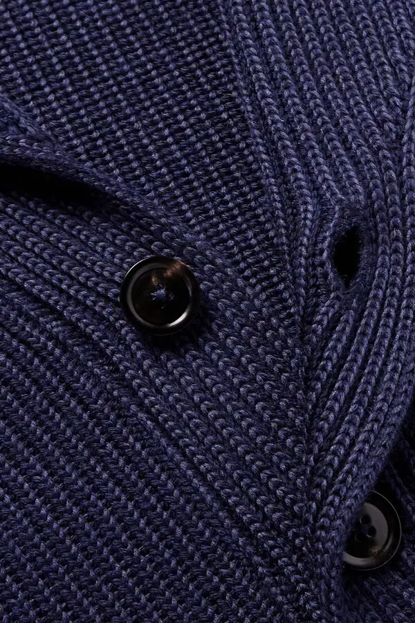 TOM FORD Shawlcollar Ribbed Wool And Silkblend Cardigan