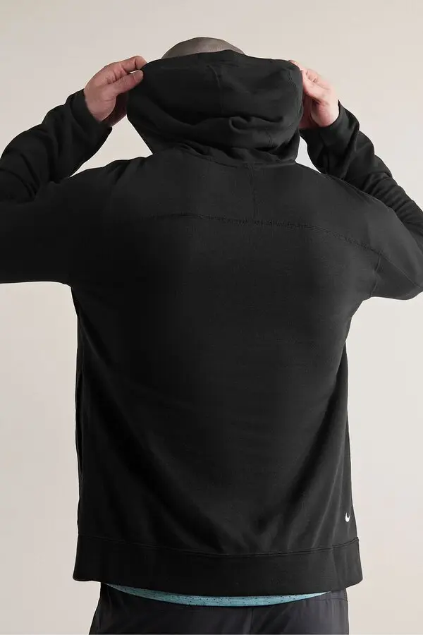 Nike Trail Magic Hour Logoprint Cottonblend Drifit Hoodie