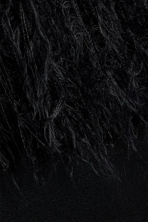TOTEME Fringed Satincrepe Midi Skirt
