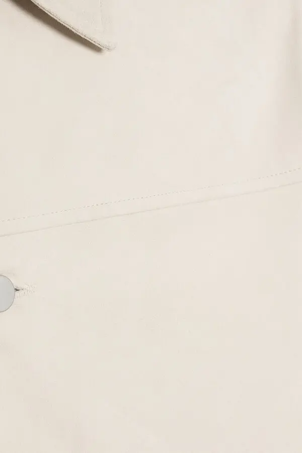 Theory Amos Suede Jacket - Ecru