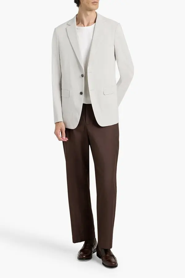 Theory Clinton Linenblend Blazer - Stone