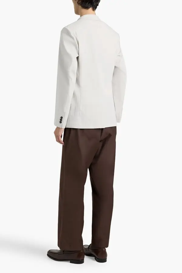 Theory Clinton Linenblend Blazer - Stone