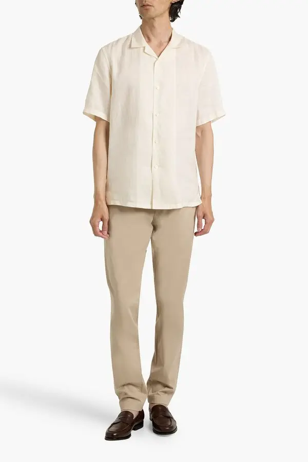 Theory Daze Linen Shirt - Ivory