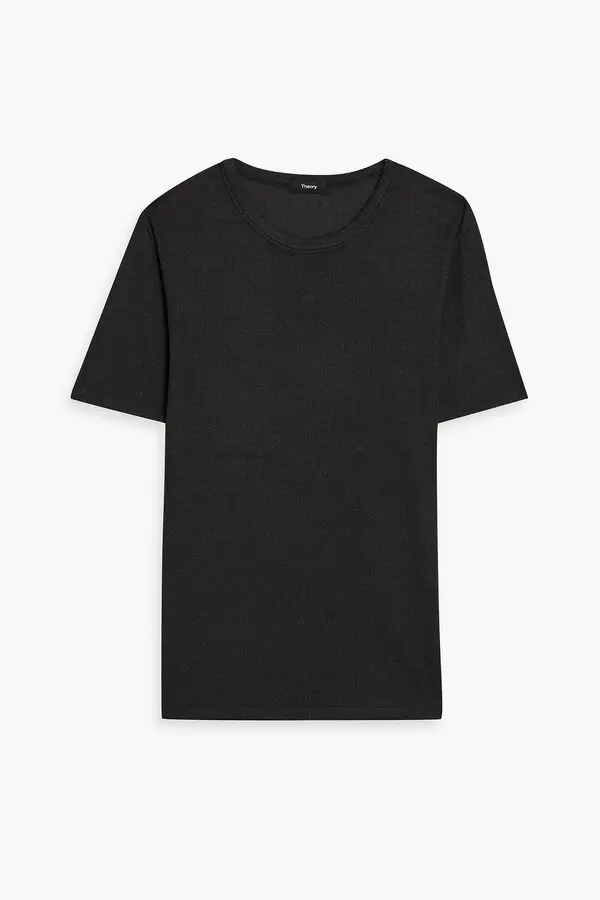 Theory Essential Modalblend Jersey Tshirt - Black
