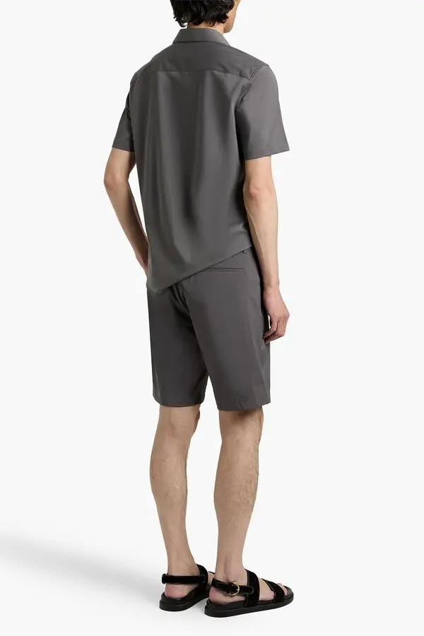 Theory Zaine Stretchshell Shorts - Dark Gray
