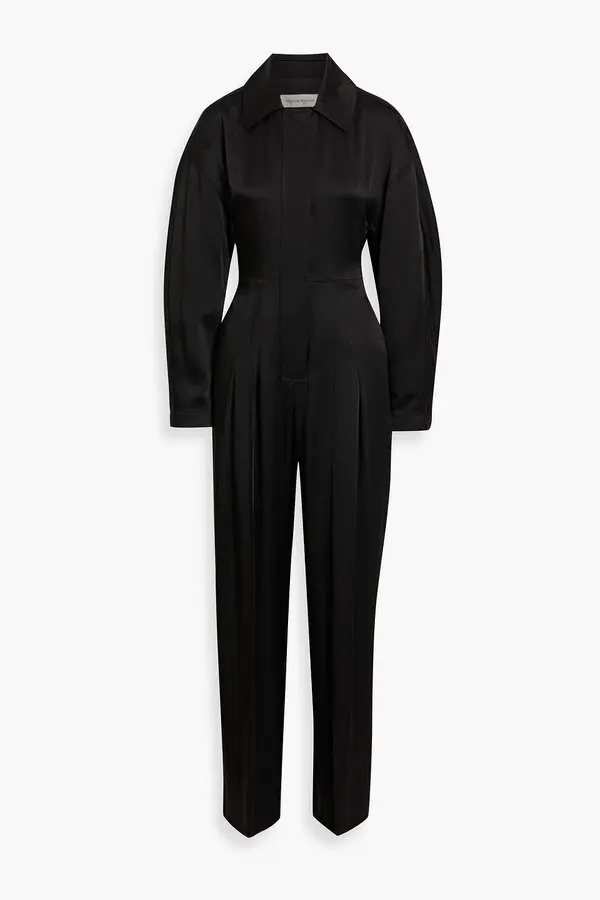 Victoria Beckham Satincrepe Jumpsuit