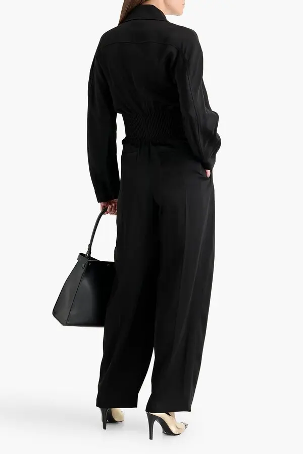 Victoria Beckham Satincrepe Jumpsuit