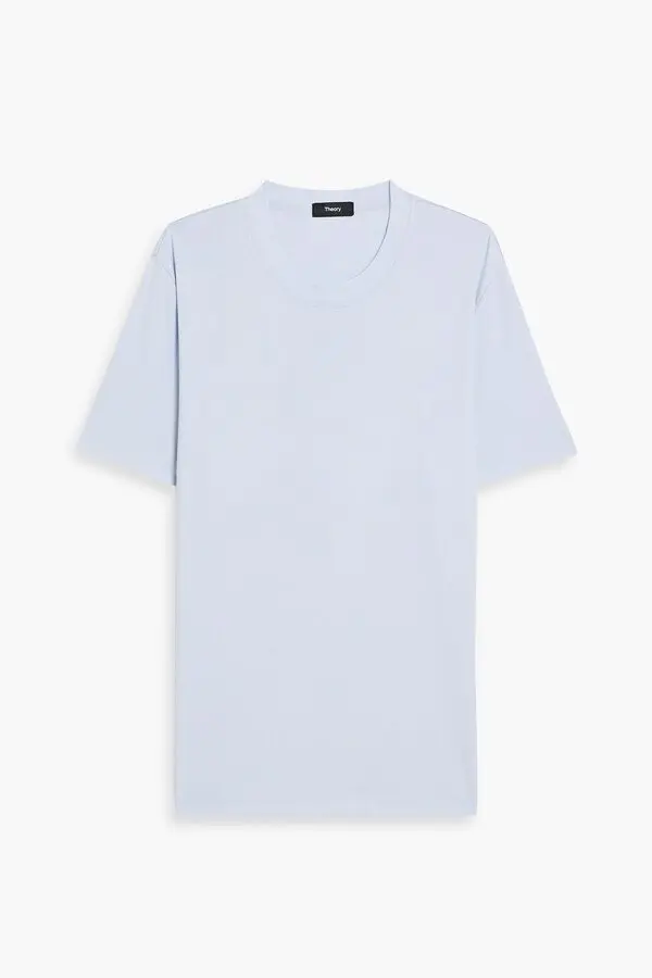 Theory Sarior Modalblend Jersey Tshirt - Light Blue