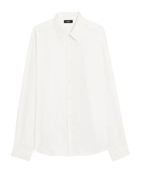 Theory Irving Linen Shirt - White