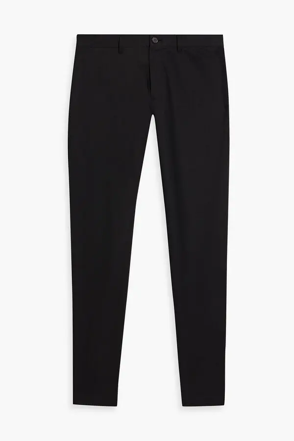 Theory Zaine Slimfit Cottonblend Twill Pants - Black