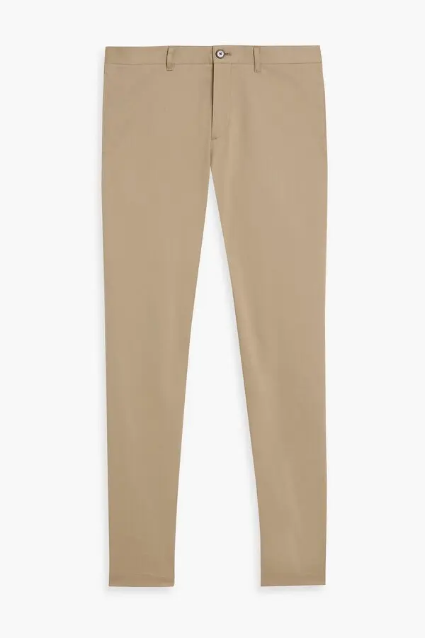 Theory Zaine Slimfit Cottonblend Twill Pants - Sand