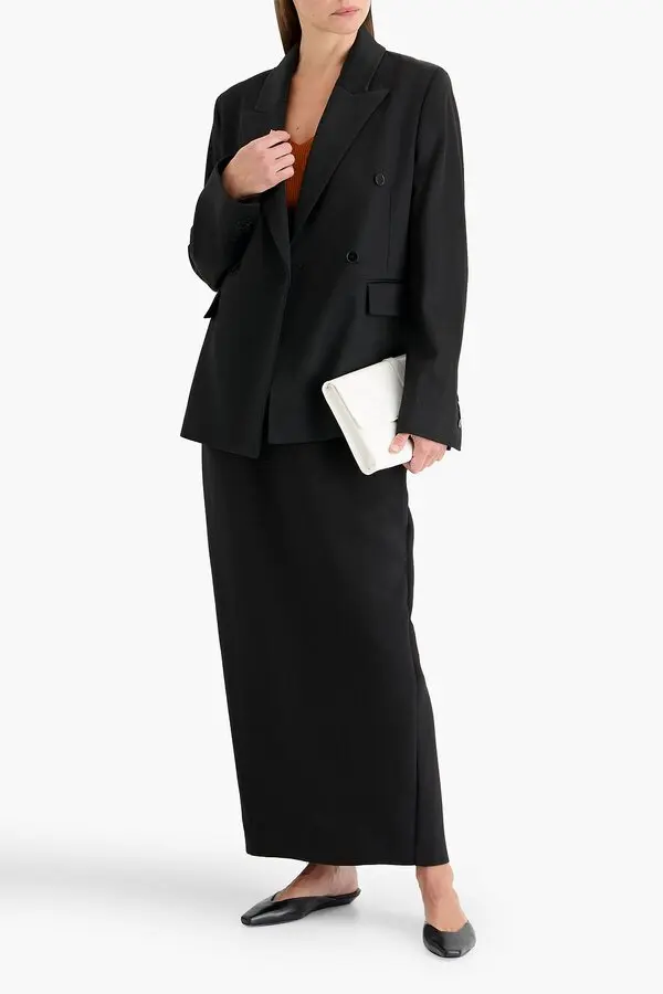 Loulou De Saison Doublebreasted Woolblend Twill Blazer