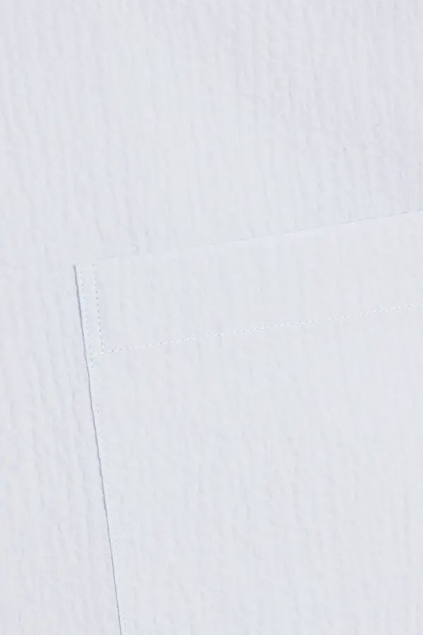 Theory Irving Cottonblend Seersucker Shirt