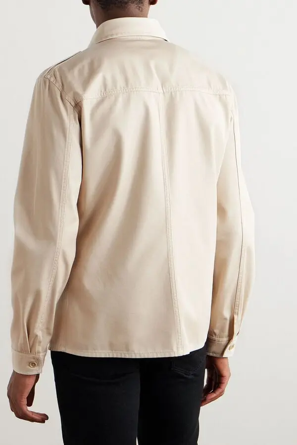 TOM FORD Cotton And Silkblend Twill Overshirt