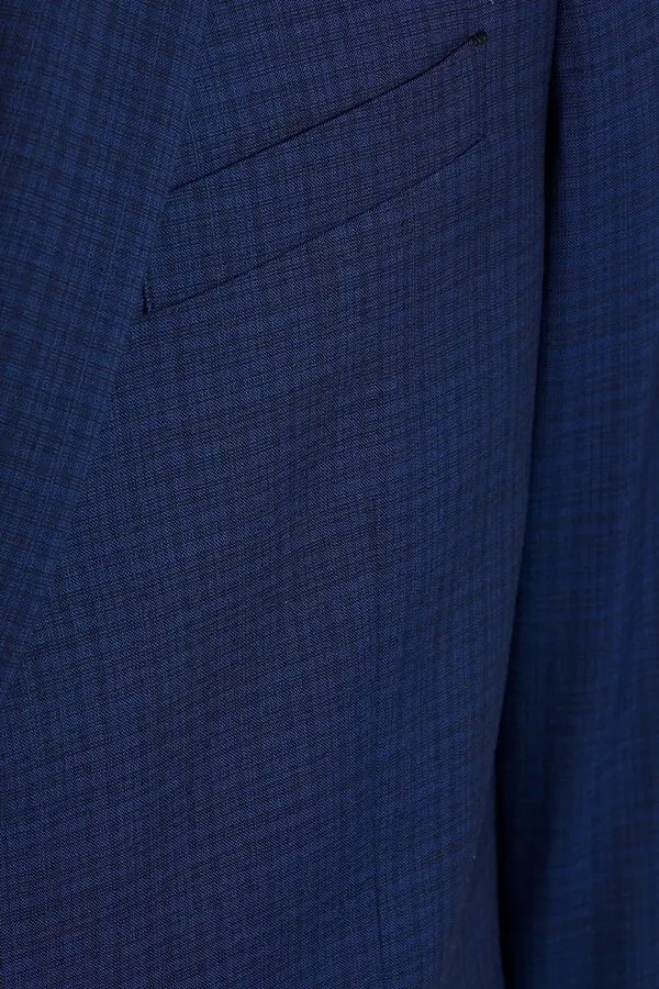 Theory Chambers Checked Wool Suit Jacket
