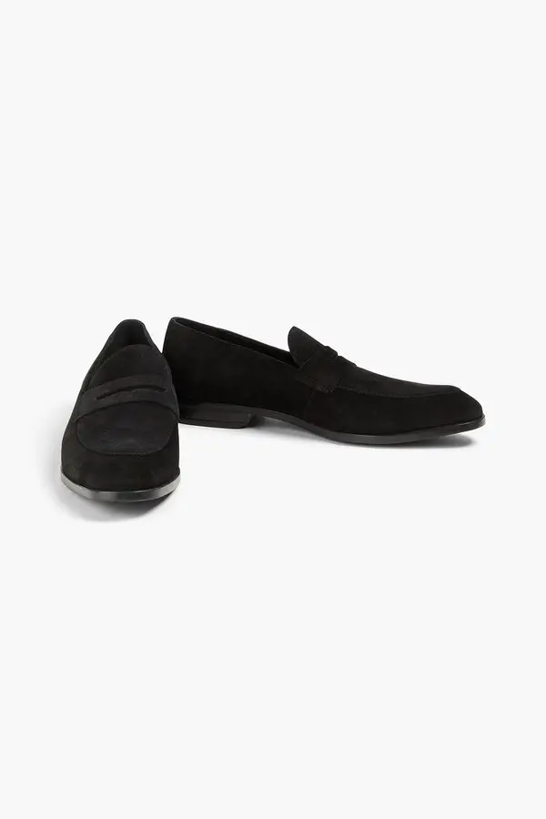 Bally Odaly Suede Penny Loafers