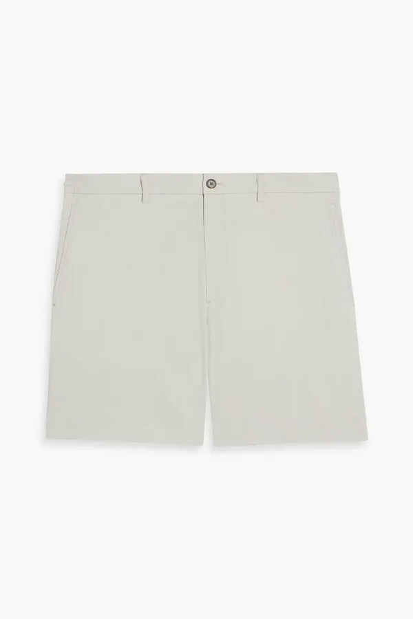 Theory Curtis Linenblend Shorts - Stone