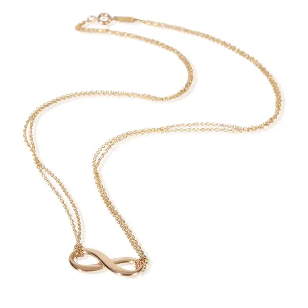 Tiffany & Co. Rose Gold Infinity Necklace