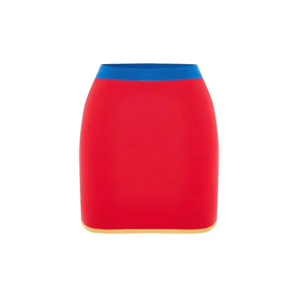 MAISON SEL Parabole Knit Mini Skirt