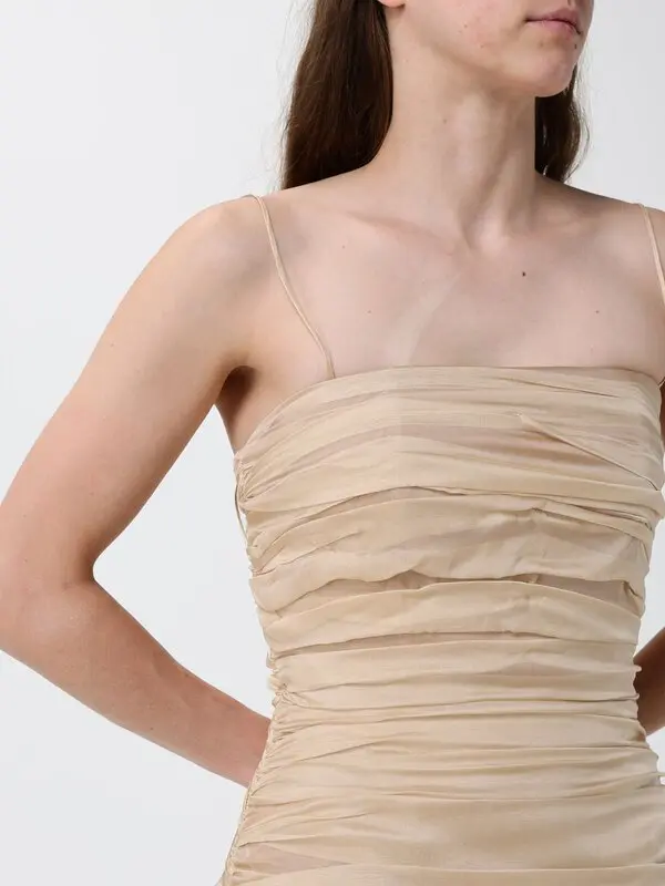 Raquel Diniz Strapless Gathered Maxi Dress