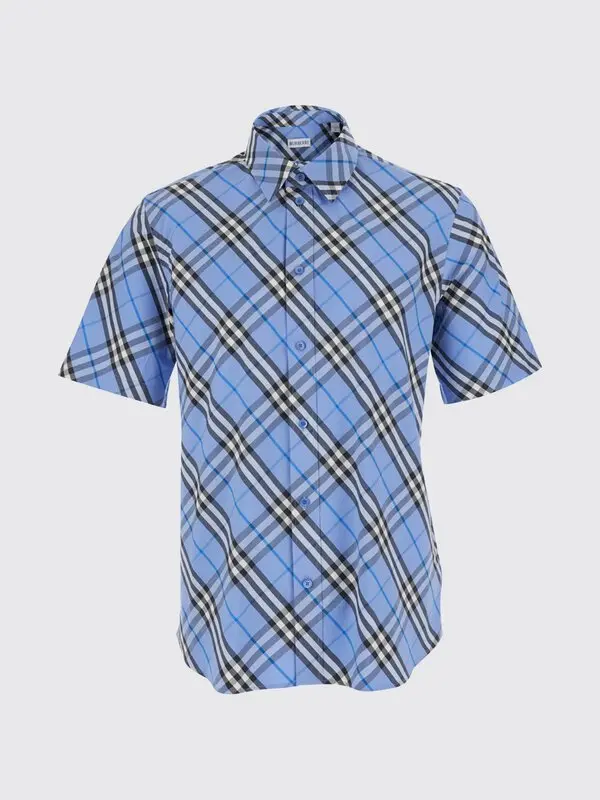 Burberry Vintage Check Cotton Short-sleeved Bowling Shirt