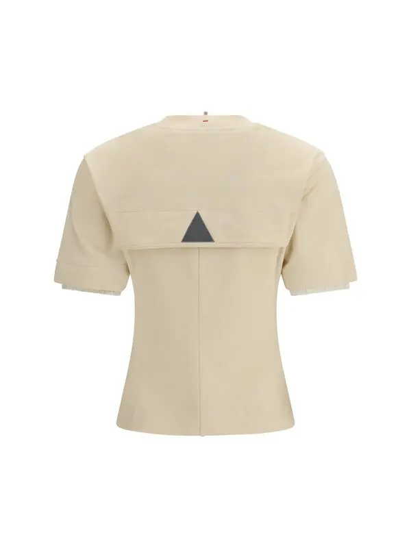 Moncler Cotton T-shirt With Reflective Details - Multicolor