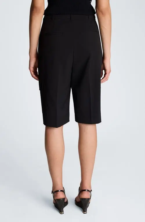 KENNETH COLE Cargo Pocket Walking Shorts - Black