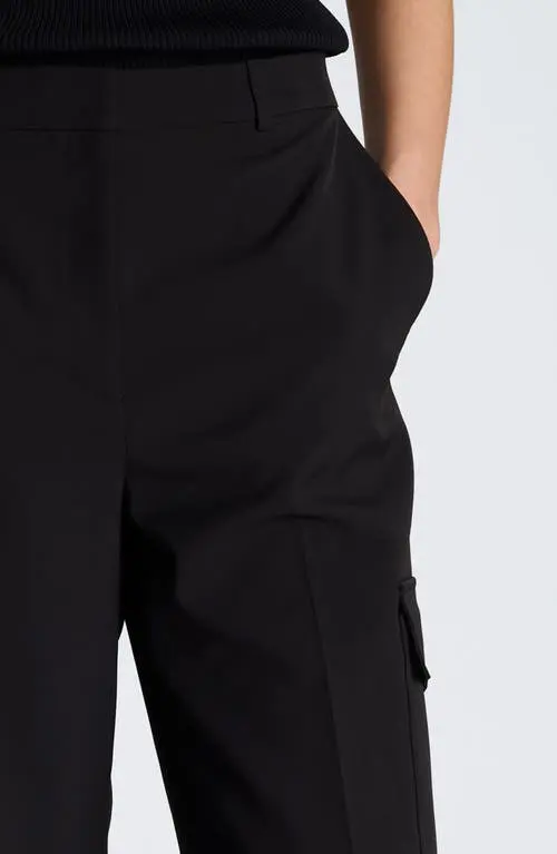 KENNETH COLE Cargo Pocket Walking Shorts - Black