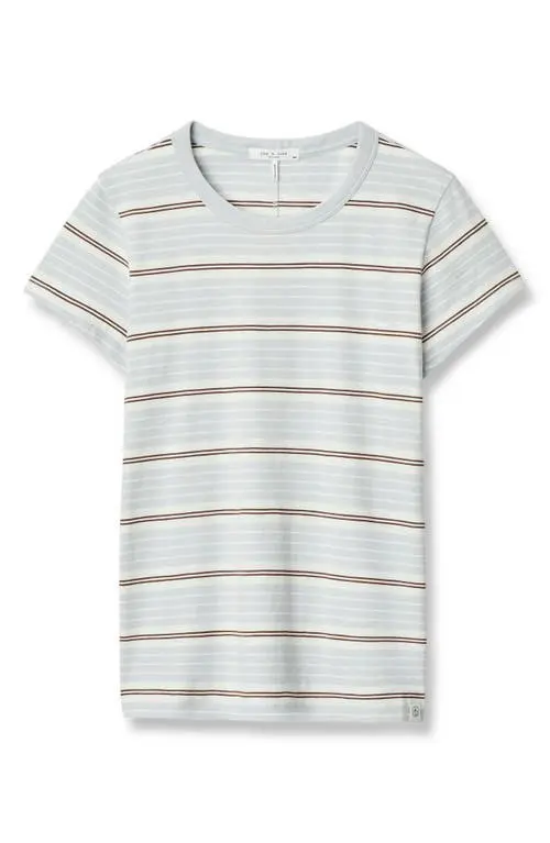 Rag & Bone The Slub Stripe Cotton T-shirt