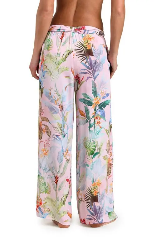L'Agence Colorful Palms Cover-up Pants