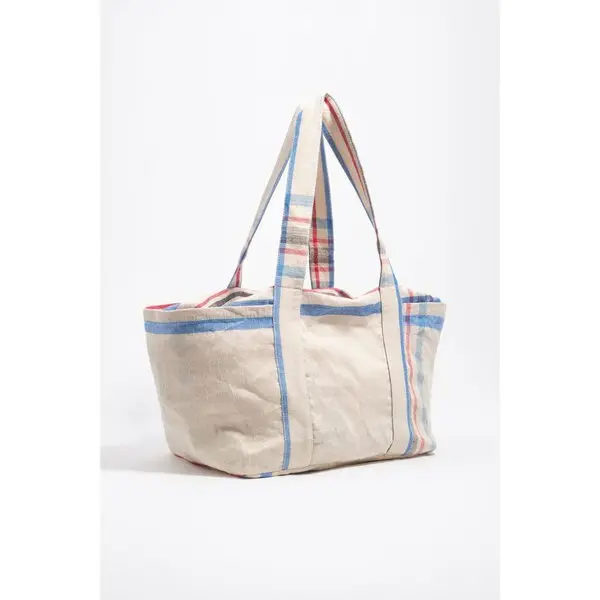 Bimba Y Lola Linen Maxi Bag