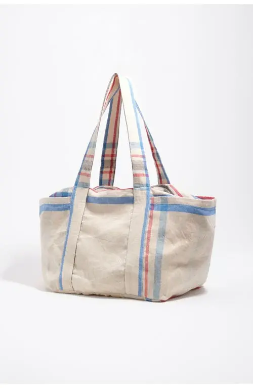 Bimba Y Lola Linen Maxi Bag