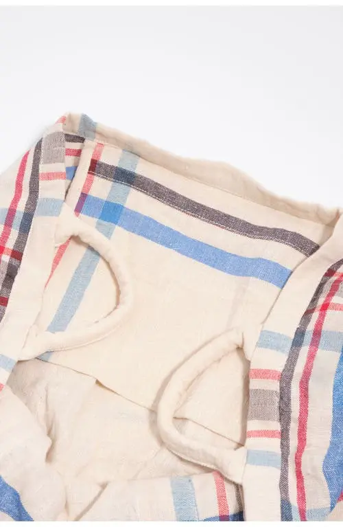 Bimba Y Lola Maxi Linen And Cotton Blend Tote Bag
