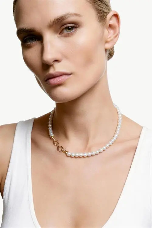 CLASSICHARMS Audrey Ocean Pearl Necklace - Gold