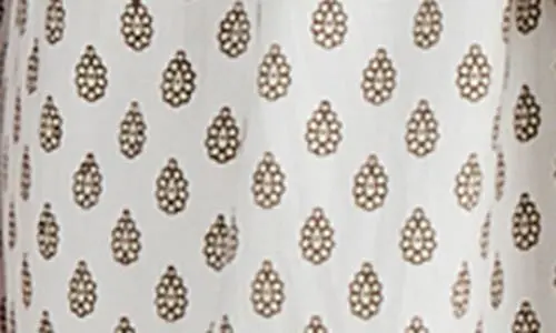 TALISMAN THE LABEL Echo Print Tie Waist Shirtdress