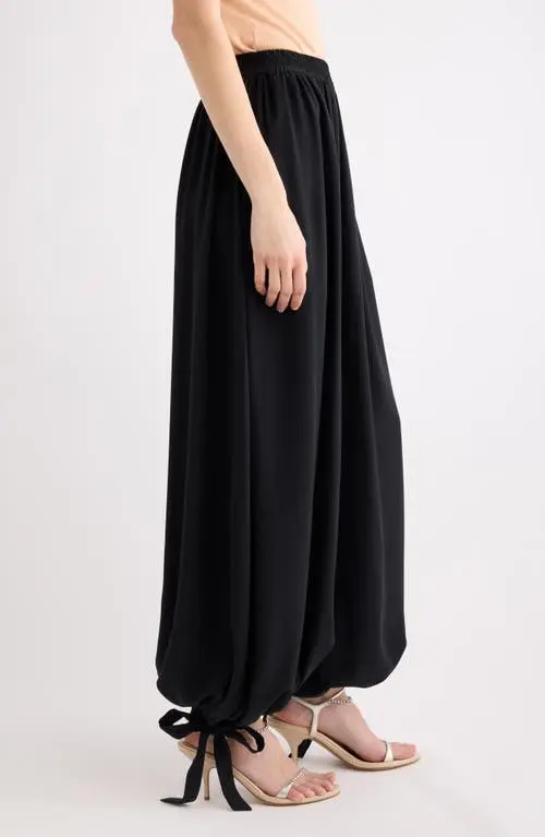 Chloé Virgin Wool Grain De Poudre Wide Leg Pants