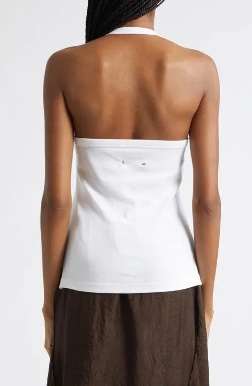 Ossou Clovis Organic Cotton Halter Tank