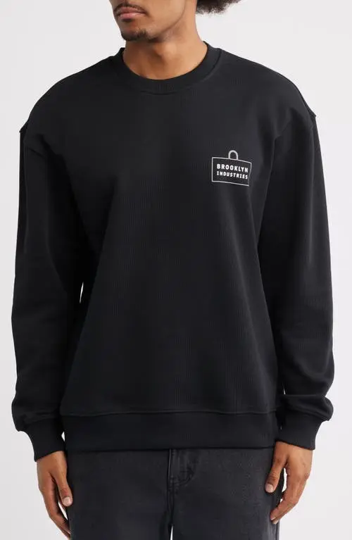 Brooklyn Industries Logo Graphic Sweatshirt - Black