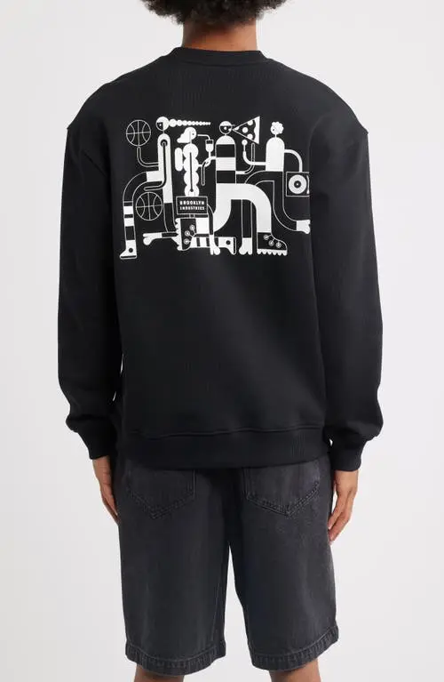 Brooklyn Industries Logo Graphic Sweatshirt