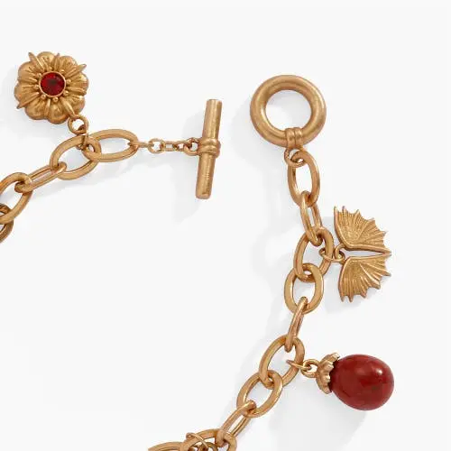 ALEX AND ANI House Of The Dragon Toggle Multi-charm Bracelet