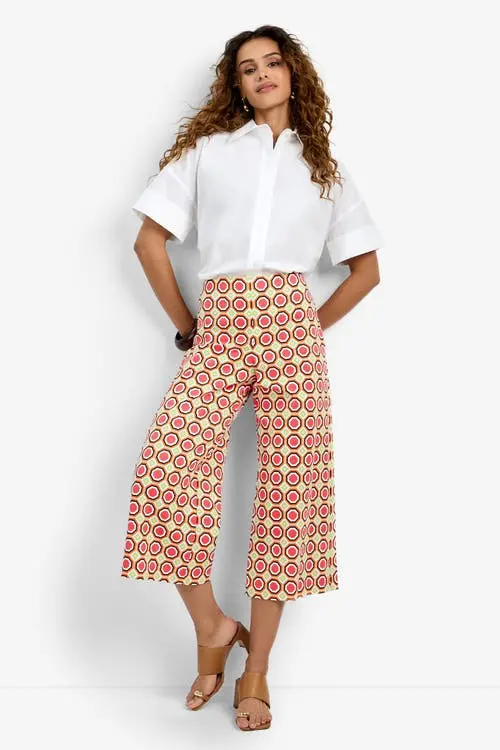 Trina Turk Diona Crop Pant - Salerno