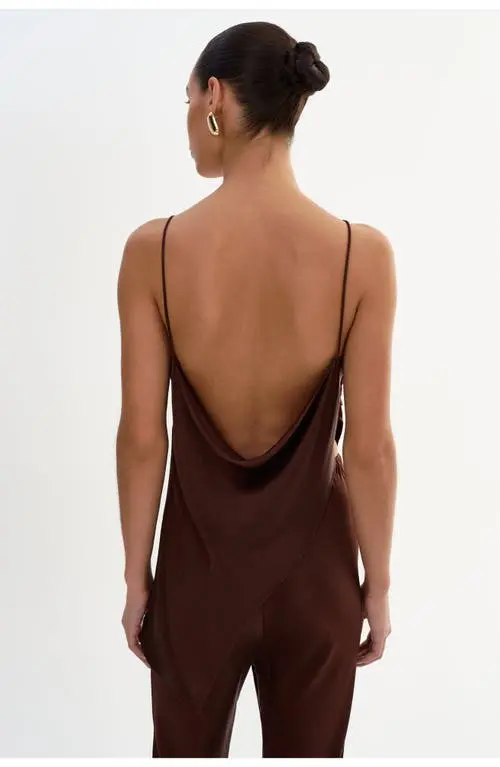 LAMARQUE Solange | Asymmetric Satin Cami