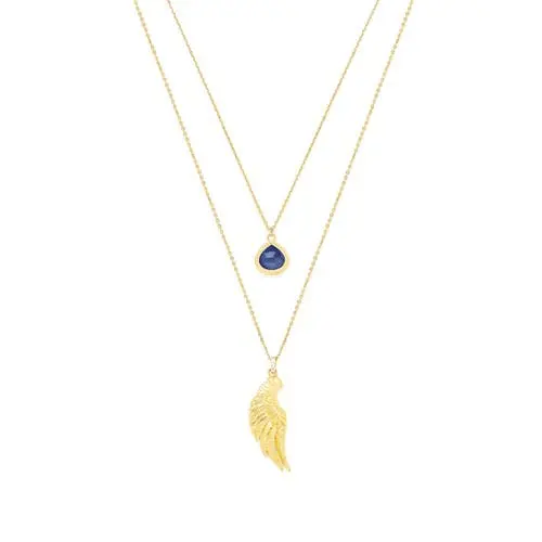 SEVEN SAINTS JEWELRY Archangel Michael Angel Of Protection Necklace - Gold
