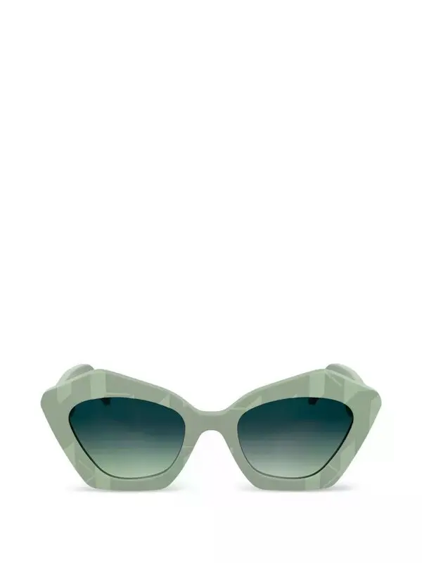 Karl Lagerfeld Geometric Frame Sunglasses
