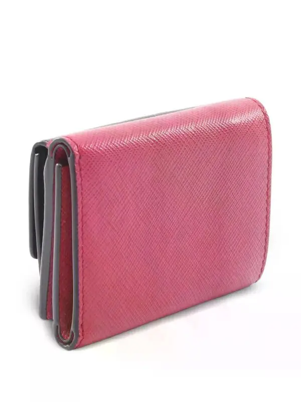Prada 2010s Saffiano Leather Trifold Wallet