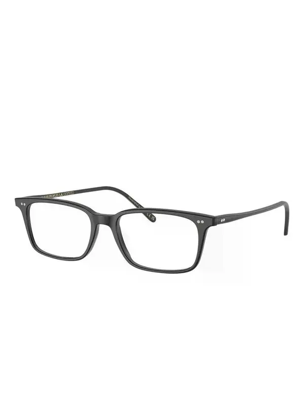 Oliver Spencer Neylan Rectangle-frame Glasses - Black