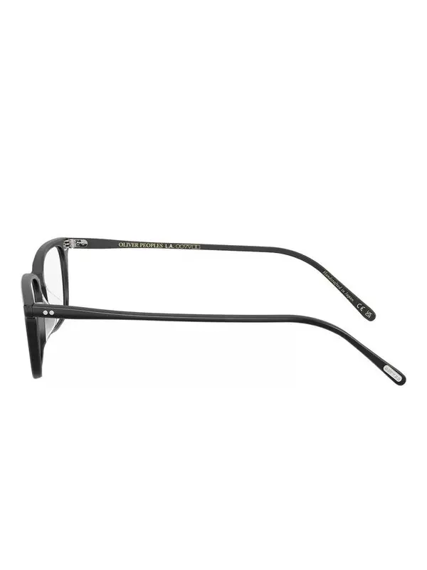 Oliver Spencer Neylan Rectangle-frame Glasses - Black