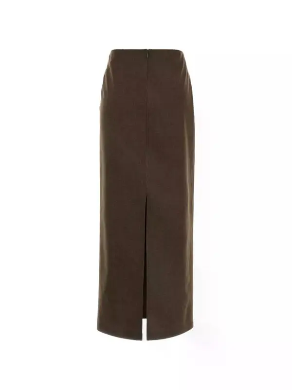 JIL SANDER High-waisted Pencil Skirt With Rear Slit